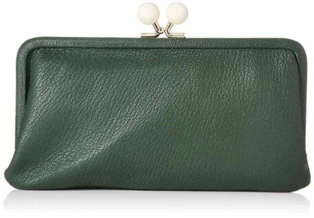 ペルケ アクリル玉がま口長 (GN)