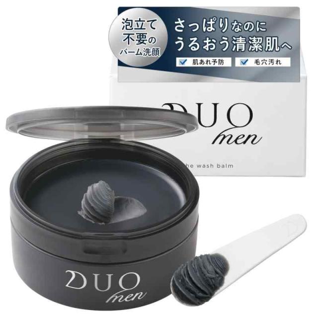 DUO MEN ザ ウォッシュバーム 90g 黒 メンズ用 洗顔 男性の毛穴汚れやクレンジングに (90g×1個)の通販はau PAY マーケット - 健やかマーケット | au PAY ...