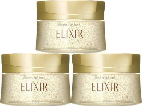 【3個セット】エリクシール シュペリエル スリーピングジェルパックW 105g