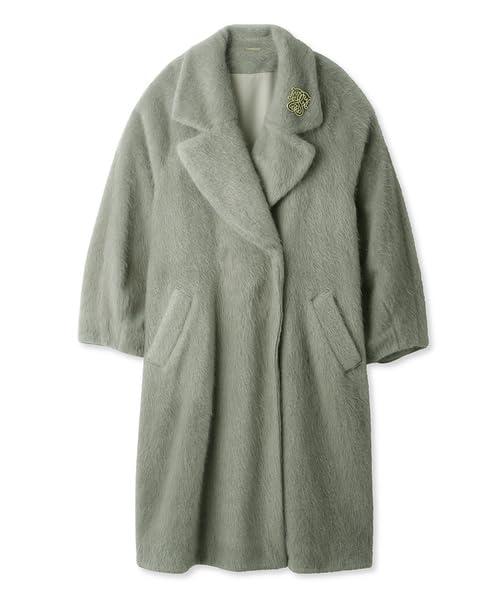 シャギーコクーンコート