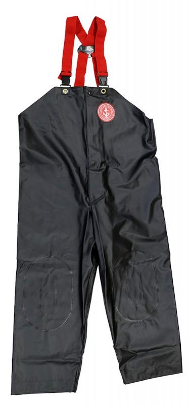 KURAHUTERU(クラフテル) イカリ レインウエアー 胸付ズボン前開 2L ブラック.