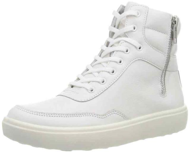 [アキレスソルボ] レディース 本革 歩きやすい レディース 3E ANF 5170スニーカー (ホワイト, 22.0 cm)