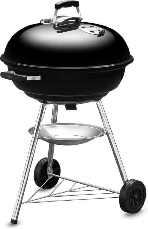 ウェーバー(Weber) バーベキュー コンロ 直径57cm コンパクトケトル 炭 キャンプ 10-12人用 【日本正規品10年】1321308 温度計付き (単品)