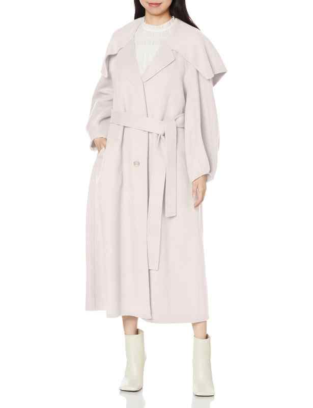 [スナイデル] ビッグカラーリバーウールコート