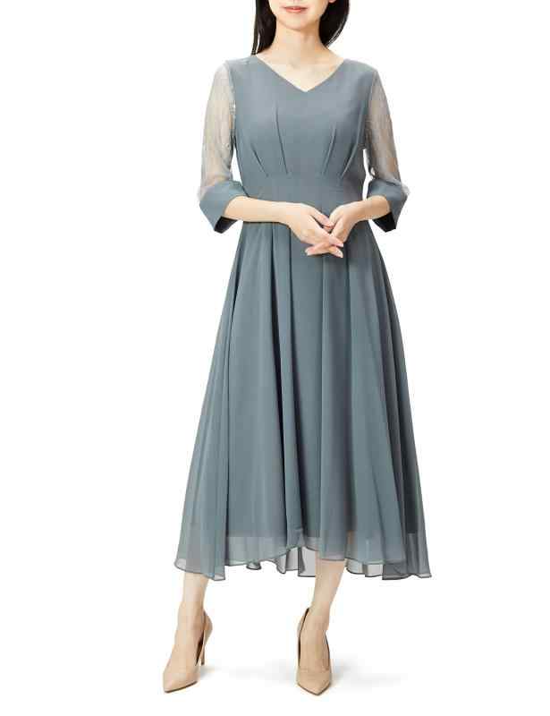 [ドリードールダイヤモンド] カジュアルパーティードレス 4988 レディース ライトカーキ 38