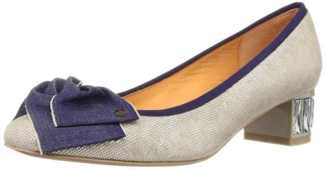 [ランバンオンブルー] パンプス ビジューヒールリボンパンプス レディース 2367 PT/ 22.0 cm E