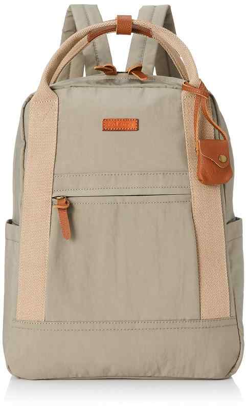 [トーラ] リュック リンクルナイロンB/カウレザー レディース LGY(ライトグレー) Free Size