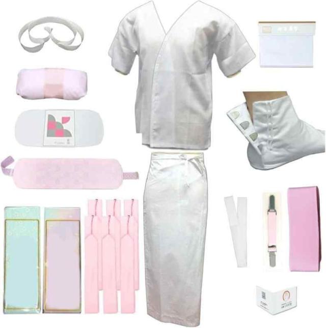 [京都うさぎ堂] LLサイズ 和装小物20点セット 長尺 ロング wk-016 大きいサイズ 腰紐6本 着付けセット 振袖 ストレッチ足袋 式 結婚式 (肌着（LL）　足袋（L）)