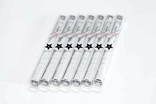 elitegrips (エリートグリップ) ゴルフ グリップ Y360°s 7本セット (バックライン有り*シルバーホワイト(SW))