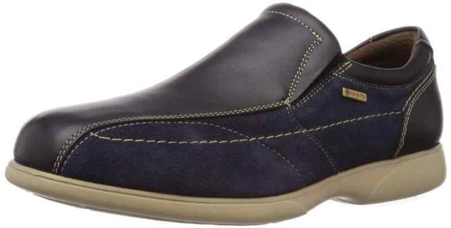 [マドラスウォーク] カジュアルシューズ ゴアテックス オンオフ兼用 コンフォート MW8401 メンズ (27 cm 4E, ブラックネイビー)