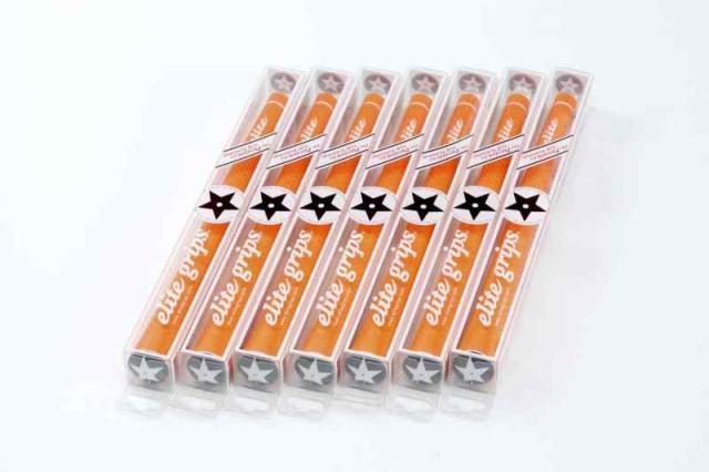 elitegrips (エリートグリップ) ゴルフ グリップ Y360°s 7本セット (バックライン無し*ワイルドオレンジ(WO))