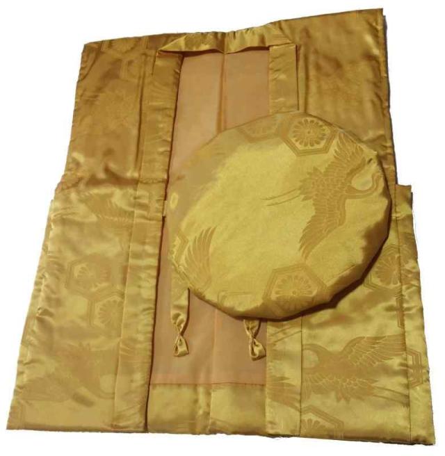 [着物ファン] ちゃんちゃんこセット 黄 リンズ 米寿祝い 長寿祝着 豪華木箱入り 黄色のちゃんちゃんこ 日本製 両親 感謝の気持ち 敬老の日 プレゼント