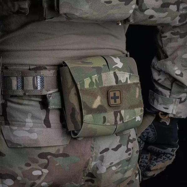 屋外キャンプ収納袋マイクロトラウマキットベストアクセサリー応急処置キット止血帯ハンモック IFAK EDC MOLLE ウエストベルトバッグ