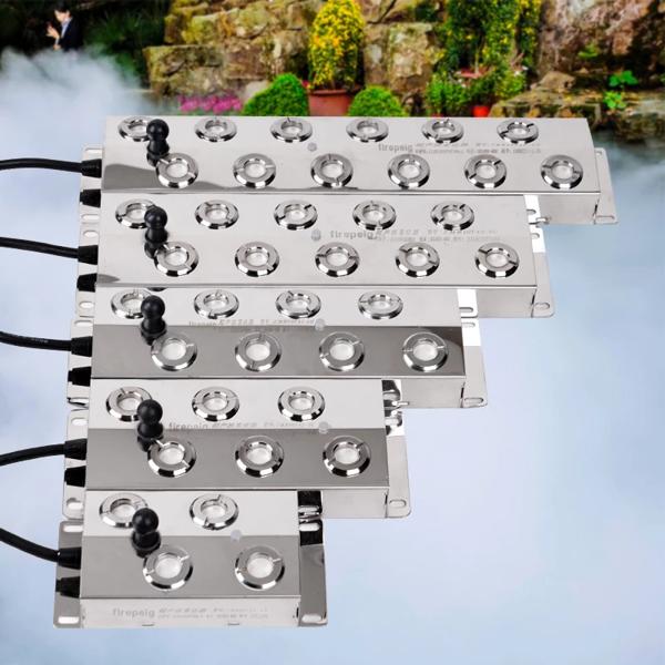 4/6/8/10 ヘッド超音波ミストメーカー噴霧器ステンレス鋼空気加湿器温室水耕栽培用高品質 DC 48V