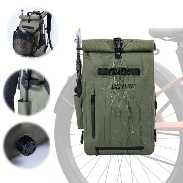 Goture 25L 防水サイクリングバッグ登山水分補給バックパック超軽量屋外登山旅行バッグ釣りバックパック