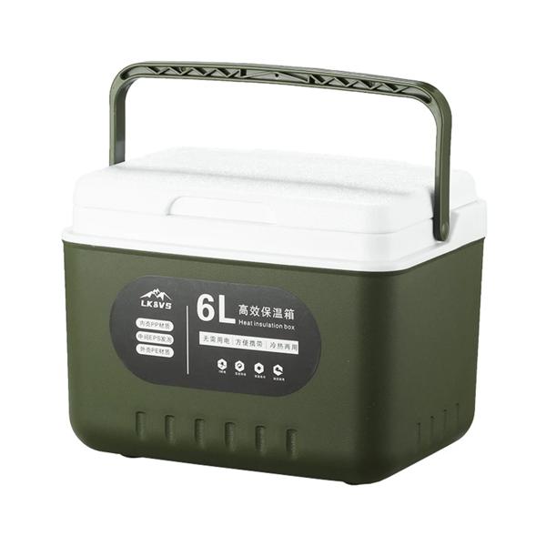 6/9L キャンピングカー冷蔵庫大容量家庭用クーラーボックス保温食品収納ボックス屋外キャンプ釣り