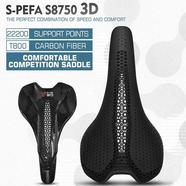 BUCKLOS 3Dプリントサドル カーボン自転車サドル 143MM 155MM 3D