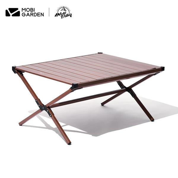 モビガーデン-キャンプ用アルミニウム折りたたみテーブル ポータブルエッグロール 屋内ピクニックガーデン