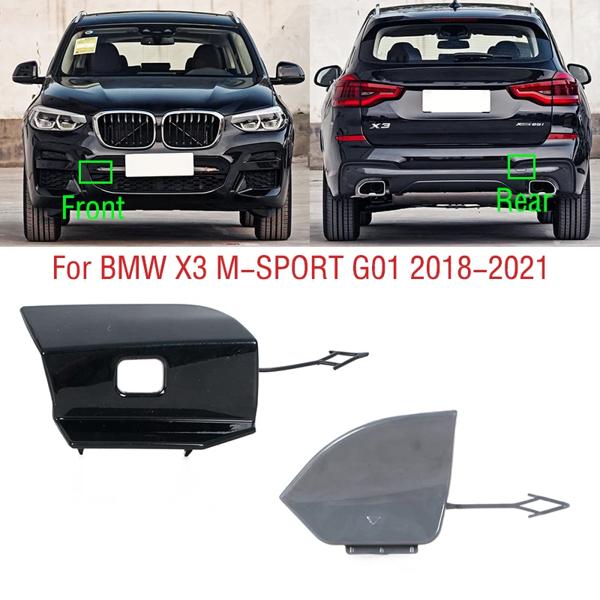BMW X3 M-SPORT G01 G08 フットフックカバー 2018 2019 2020 2021 車フロントリア用 セミトレーラー ...