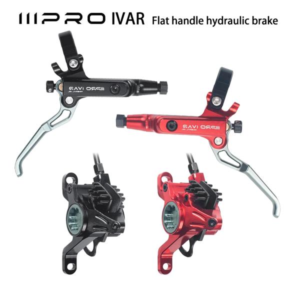 IIIPRO 内部ケーブルルーティング フラットバー ロードバイク 油圧ディスクブレーキとフラットマウント CNC 2 ピストン ブレーキ キャリパー付き