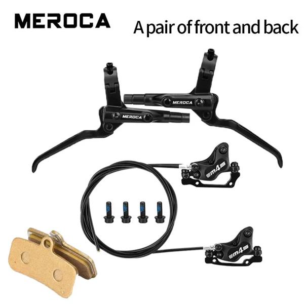 マウンテンバイク油圧ブレーキ 4ピストン 左 右 フロント MEROCA-M4S mm 850mm  MTB 1600