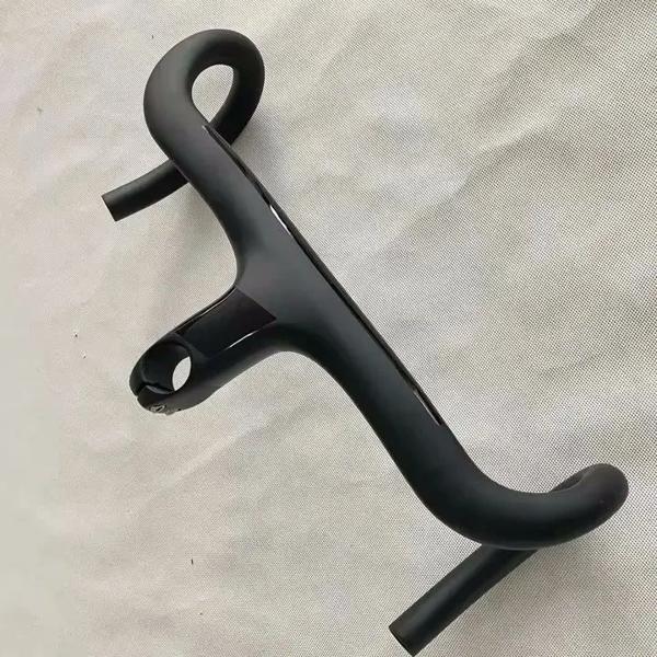 カーボンファイバー一体型ハンドルバー,黒いハンドルバー,完全な内部アライメント,270g