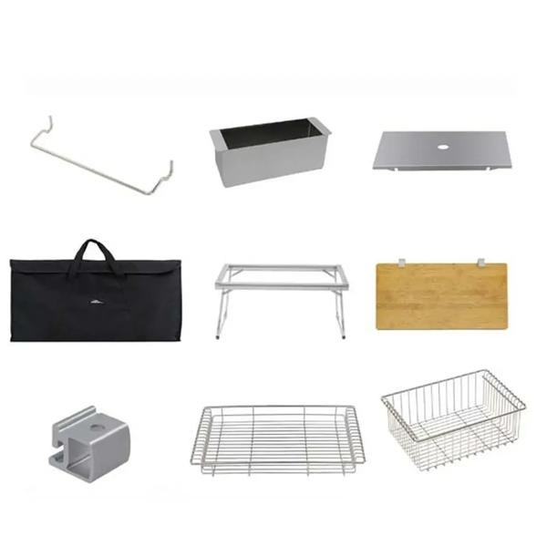 Smilodon-ポータブル折りたたみ式igtテーブル ピクニックユニット バーナー用火鉢 屋外キッチンシステム用アクセサリー