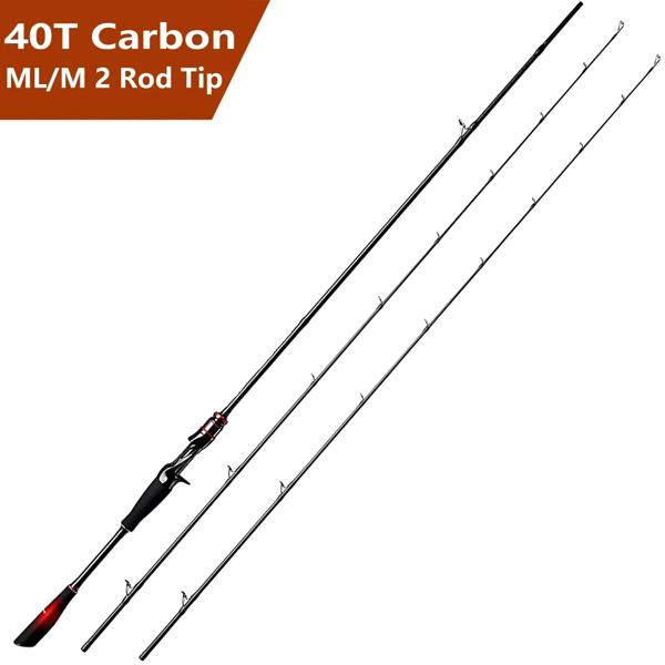スピニングおよびベイトキャスティングフィッシングロッド,カーボンファイバーアクセサリー,ベース,サーフキャスティング,ボート,機器アクセサリー,ml,40t,2つのヒント