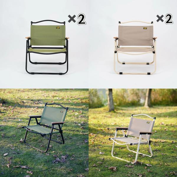 2PC ケメットチェア折りたたみ人間工学に基づいたデザイン省スペース通気性の良いパーティー快適なキャンプポータブル屋外モダン