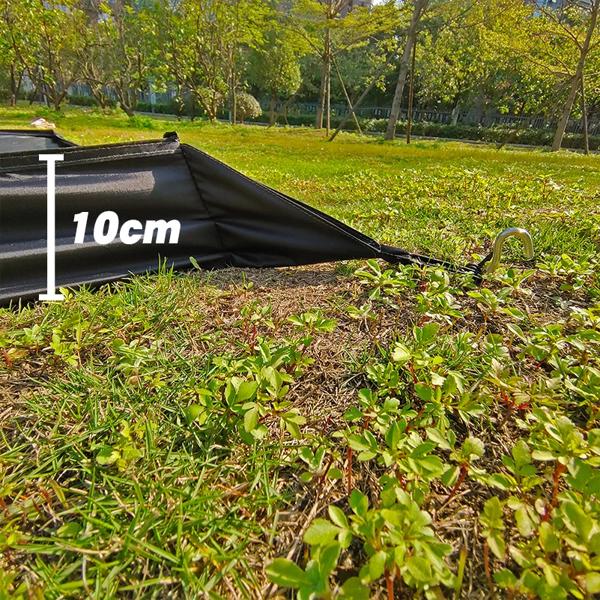 3 × 3 3D 屋外マット防水キャンプオックスフォード布テントの底 3 × 4