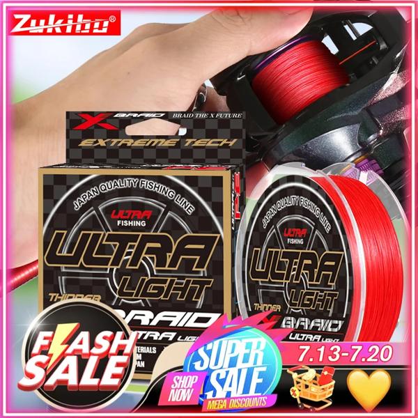 ZUKIBO ULTRA LIGHT 決して衰退しないで下さい日本 8 つの繊維は釣ライン 滑らかな Multifilament PE ライン ゼロ伸張 敏感 高い摩耗抵抗の塩水釣ラインを編みました
