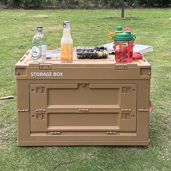 屋外キャンプ収納ボックス、折りたたみ式テーブル、厚手のテーブル