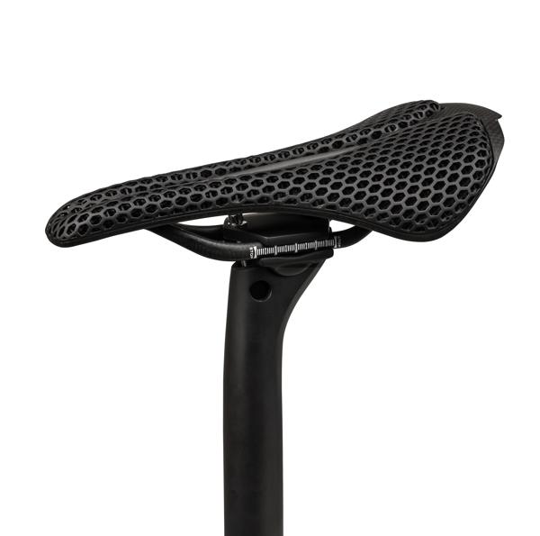 男性と女性のための超軽量カーボンファイバー製サドル,3Dプリント付き,中空