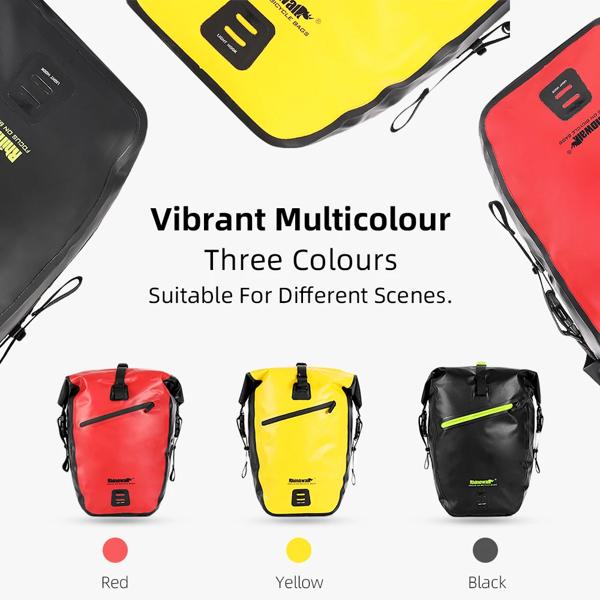 Rhinowalk-防水自転車バッグ トラベルバッグ 自転車バスケット