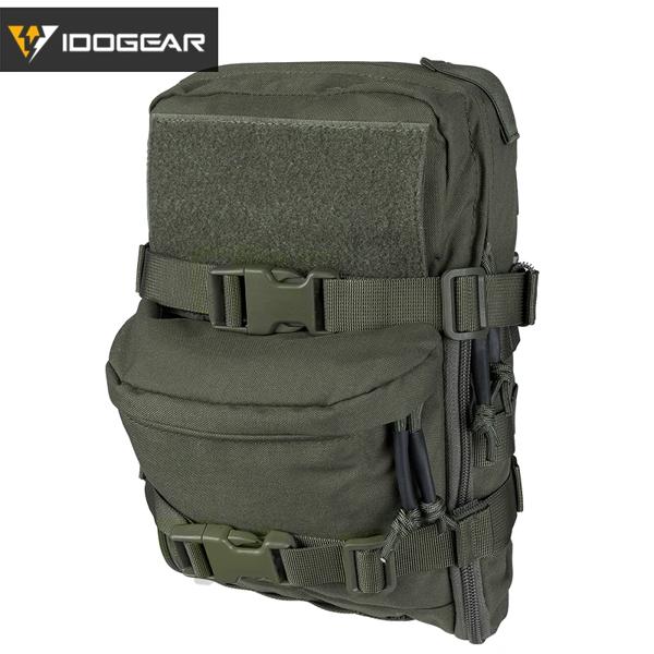 IDOGEAR タクティカル ハイドレーション パック Molle ポーチ ミニ アウトドア スポーツ ウォーター バッグ 3530
