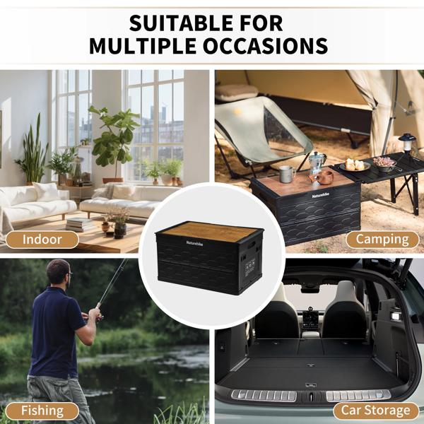 NATUREHIKE-ポータブルで折りたたみ可能なピクニックテーブル キャンプ