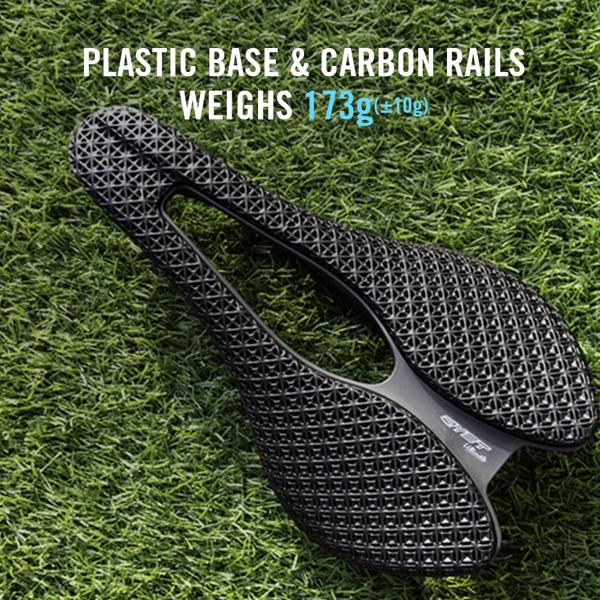 まだ超軽量カーボンサドル 3dプリントシートポスト サイクリング マウンテンバイク 245x145mm