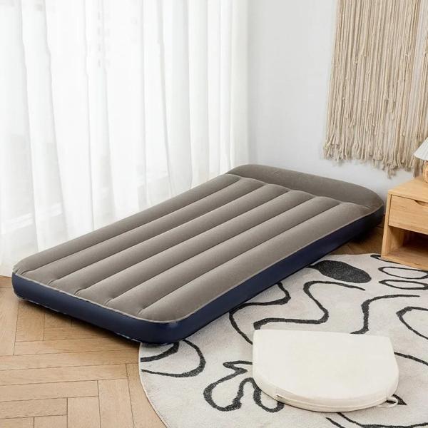 キャンプインフレータブルエアマットレス、キャンプ用エアベッド爆破マットレススリーピングパッドインフレータブルキャンプパッド SUV トラックテント用