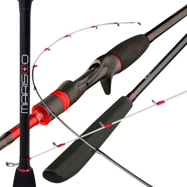 ペスカットフィッシングロッド、saltwater Cutlefishイカトコタコウェアフットロッド、ドロップショットルアー、カーボンキャスティング、4種類、2個