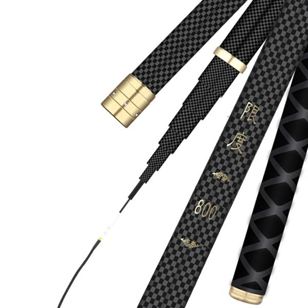 超軽量伸縮式釣り竿,2.7m, 3.6m, 3.9m, 4.5m, 5.4m, 6.3m, 7.2m, 8m 9m, 10m