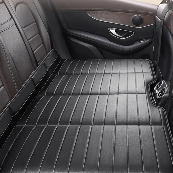 車旅行ベッド屋外キャンプ折りたたみベッド革肥厚ポータブル車旅行睡眠マットレス後部座席折りたたみベッド