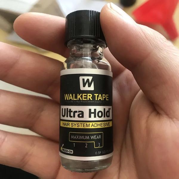 ウォーカー-超ホールドレースフロントウィッグ接着剤 透明レース接着剤 ヘアシステム 輪郭の交換 テープ