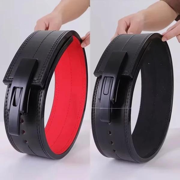 牛革ウエストベルトパワーリフティングフィットネス強力なプルスクワットトレーニングレザーウエストサポートボディービルリフティングジム重量挙げ 牛革ウエストベルトパワーリフティングフィットネス強力なプル