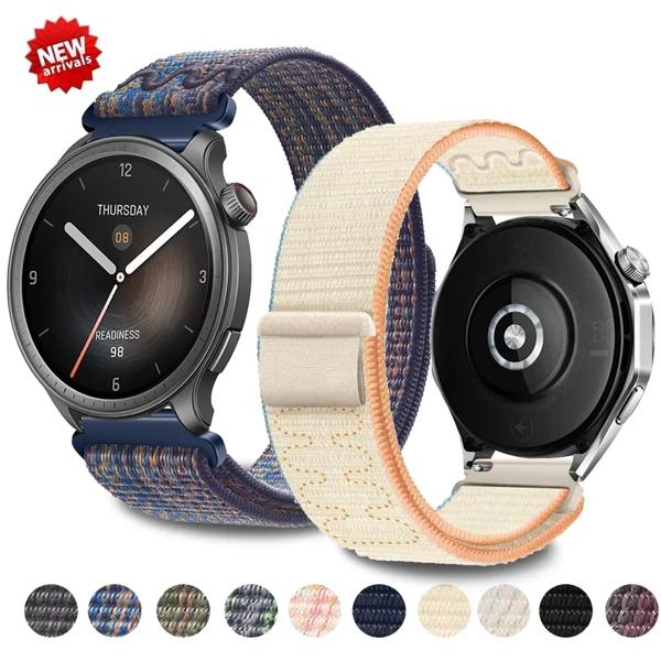 Amazfit-接続された時計ストラップ,スマートウォッチ用ナイロンブレスレット,Galaxy Watch 4,6,classic 5 pro ...