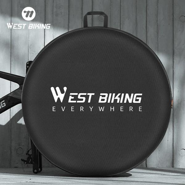 WEST BIKING 自転車ホイールセットバッグケース 26 インチ/27.5 インチ/700C/29 インチ MTB 自転車ホイールセット耐久性のあるホイールキャリーバッグポーチ