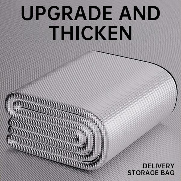 屋外防水マット両面アルミフィルムフロアマット防水防汚キャンプテントマットビーチサンドマット