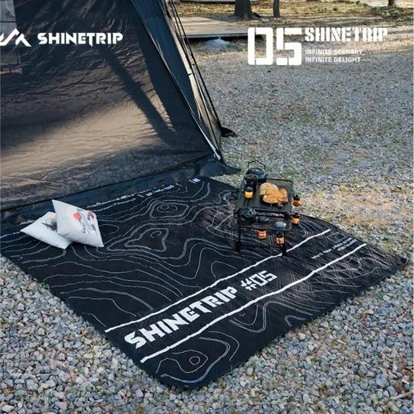 その他アウトドア ShineTrip Outdoor Ultrasonic Picnic Mat  Thickened Large Waterproof EVA Material Portable Picnic Blanket  Beach Anti-sand Mat