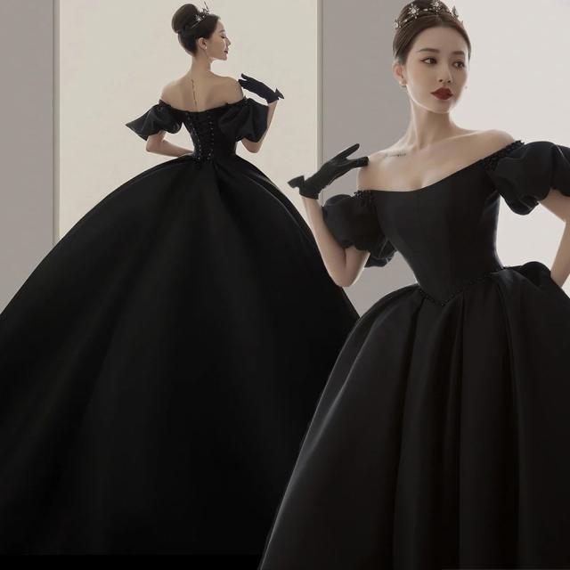 ドレス レディース パーティードレス パーティドレス ロング丈 マキシ丈 袖あり ボリューム袖 オフショル オフショルダー プリンセスライン ウエストマーク 胸元 バックコンシャス フォーマル エレガント きれいめ ゴージャス 華やか 大人 上品 おしゃれ 主役級 存在感