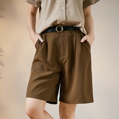 パンツ ボトムス ハーフパンツ 夏 春 秋 かわいい 大人可愛い きれいめ