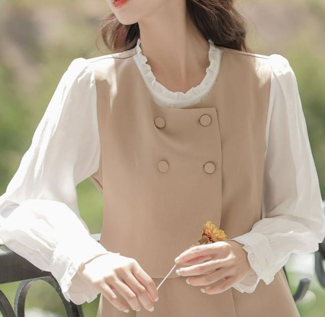 ワンピース ドレスワンピース ベージュ ブラック フレンチ 長袖 かわいい 大人可愛い きれいめ シンプル カジュアル 大人 上品 おしゃれ お洒落 かっこいい レトロ アジアン エスニック エキゾチック 大人可愛い 大人女子 こなれ感 ラフ キュート ガーリー ルーズ 個性的